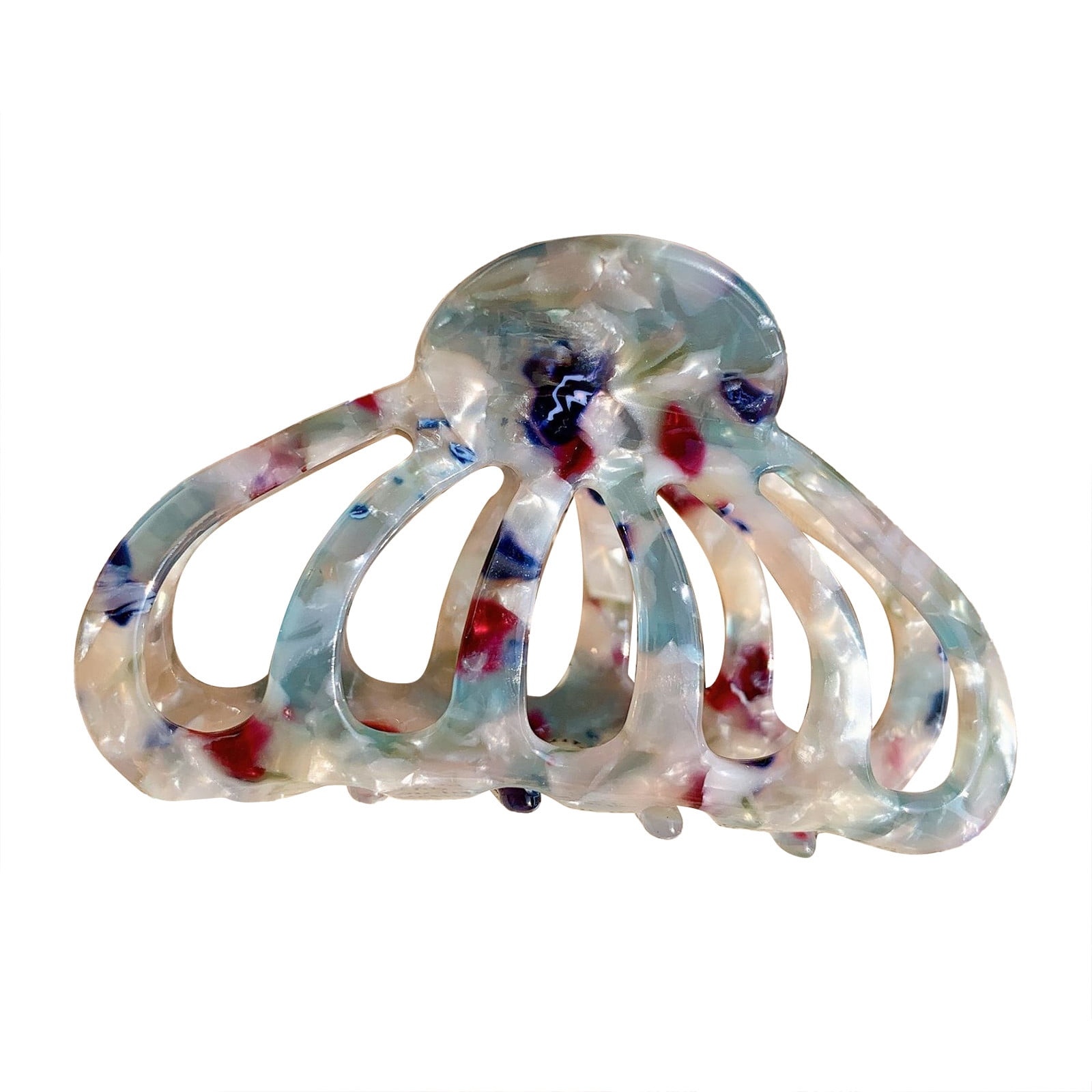 Yxeeychen Barrettes Acetic Plate Clips Hollowed Out Sharkclip Girly ...