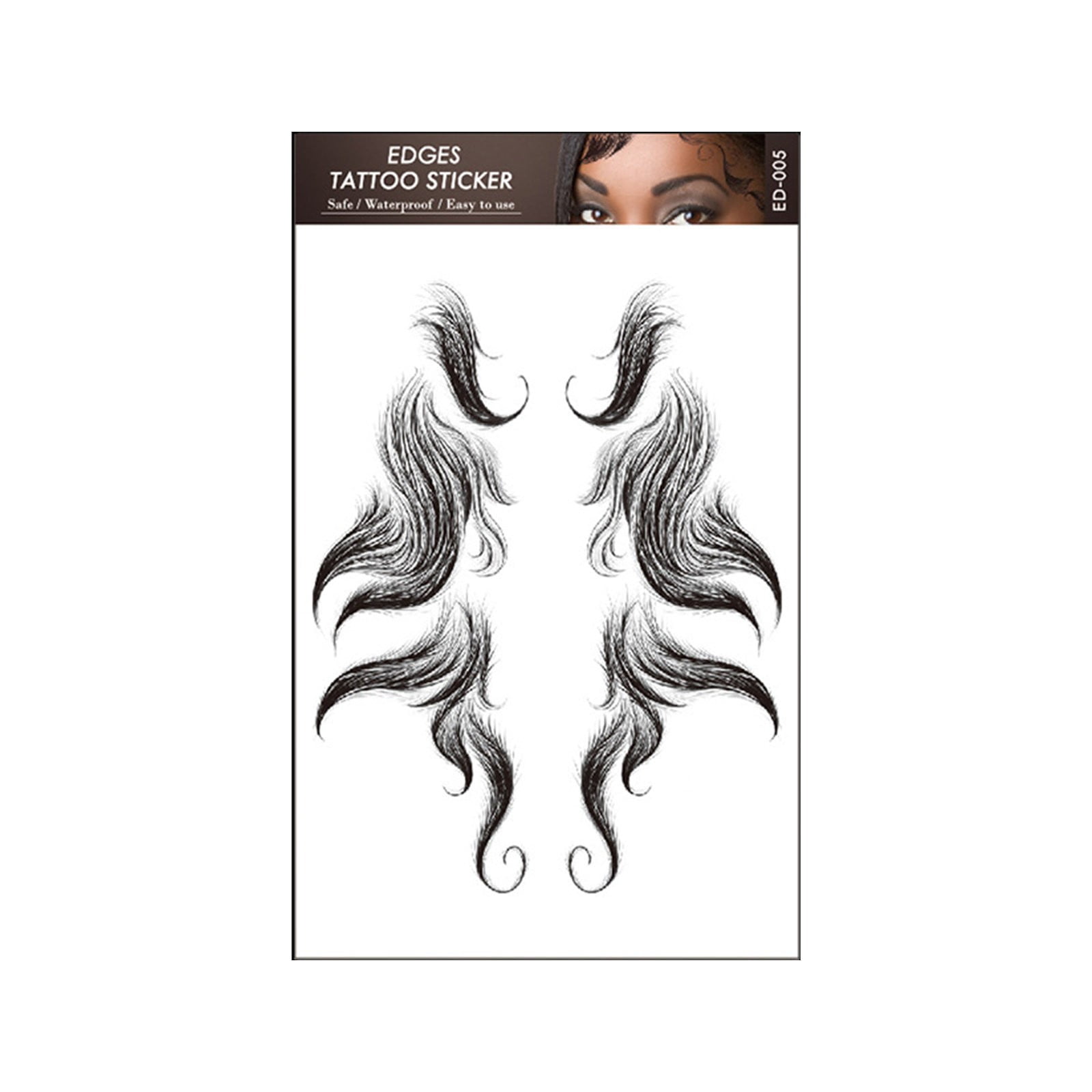 Yxeeychen Tattoo Accessories Bangs Sticker 18 Styles Popular Waterproof ...