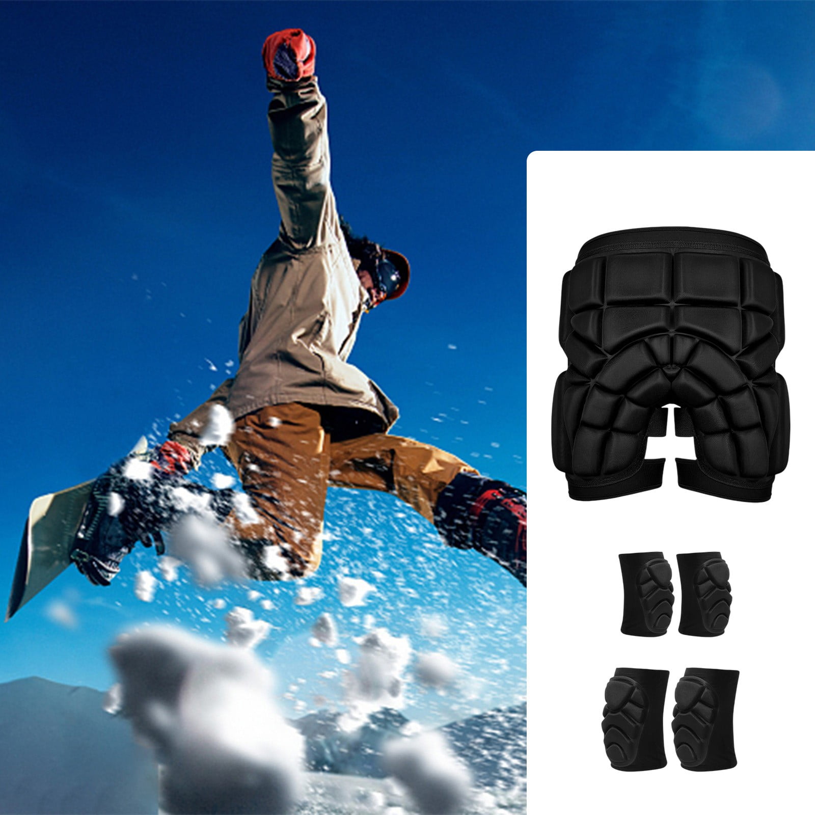 Yxnmud Roller Skating Ski Skating Bracelet Knee Hip Protection Falls ...