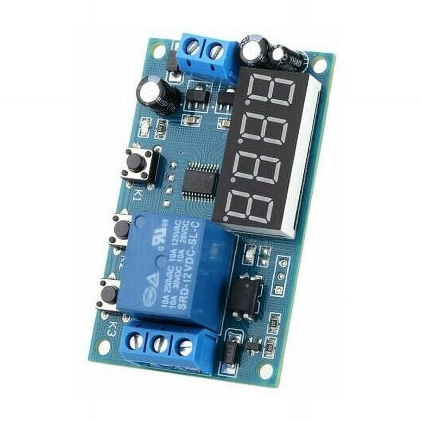 Yya-1 12V Dc Synchronous Relay Multifunctional Delay Cycle Control ...