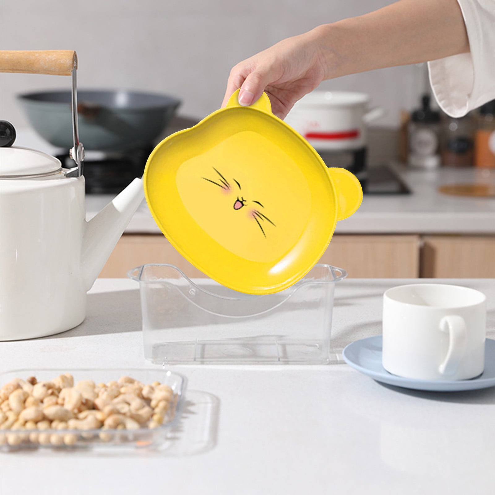 Yyeselk A Set Of 8 With Free Storage Tray, Snack Cake Fruit Cute Plates ...