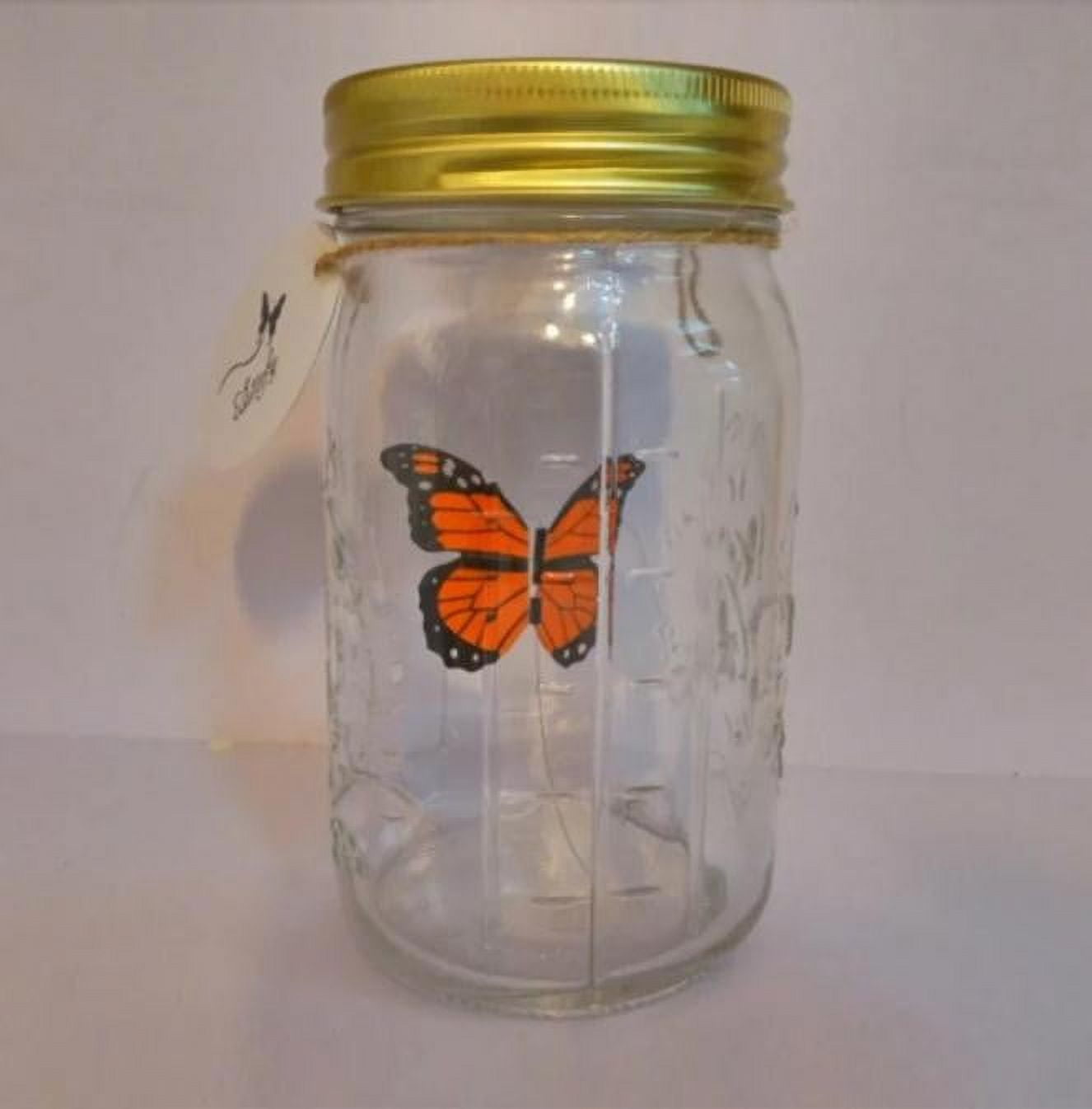 Yyeselk Butterfly Collection in a Jar, Butterfly Jar That Moves, LED ...