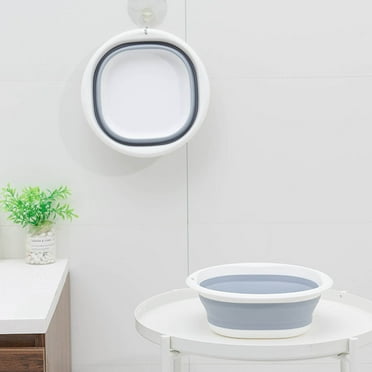 Collapsible Multiuse Wash Bin- Portable Wash Basin/Dish Tub/Ice Bucket ...