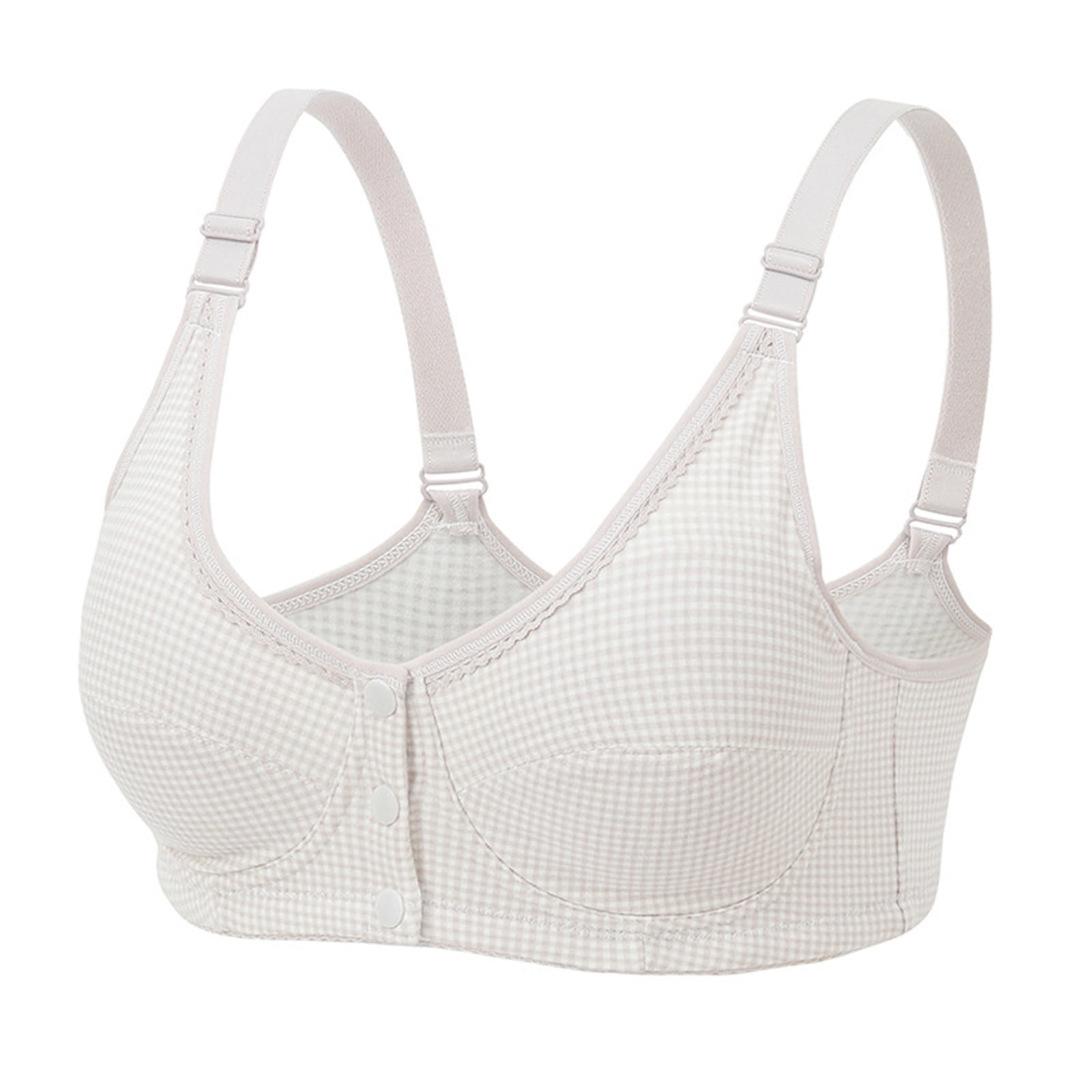 Yyeselk Comfort Bra for Women Front Closure Breathable Wireless Bra ...