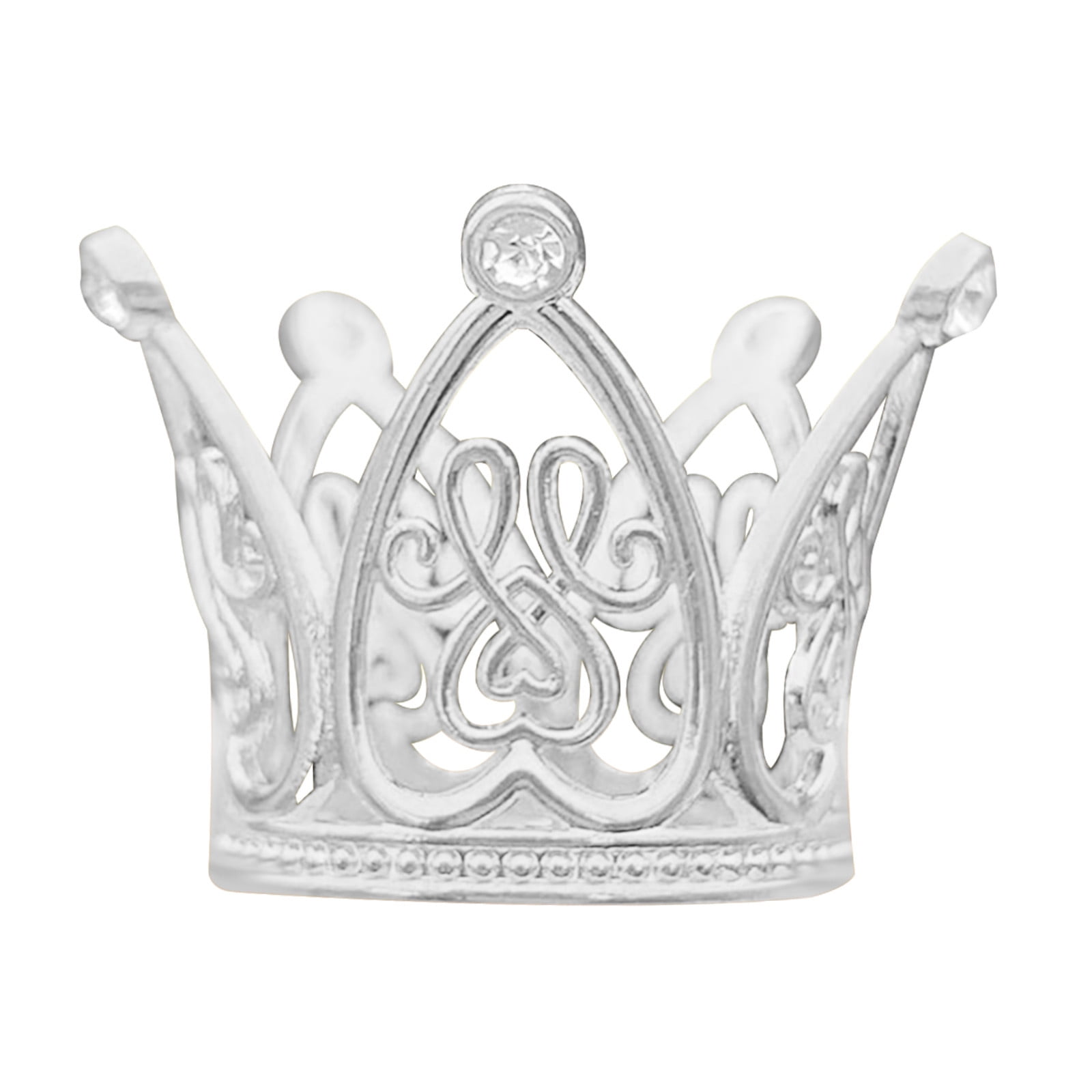 Yyeselk Crown Cake Toppers Mini Baby Crown Cupcake Topper Gold Tiara ...