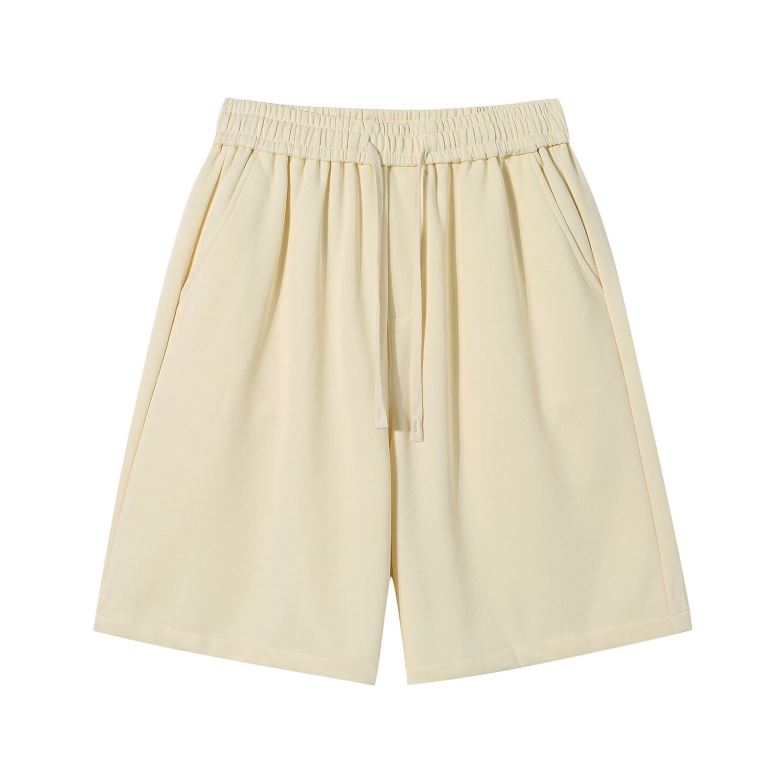 Yyeselk Men's Sweat Shorts Elastic Waist Casual Classic Running Shorts ...