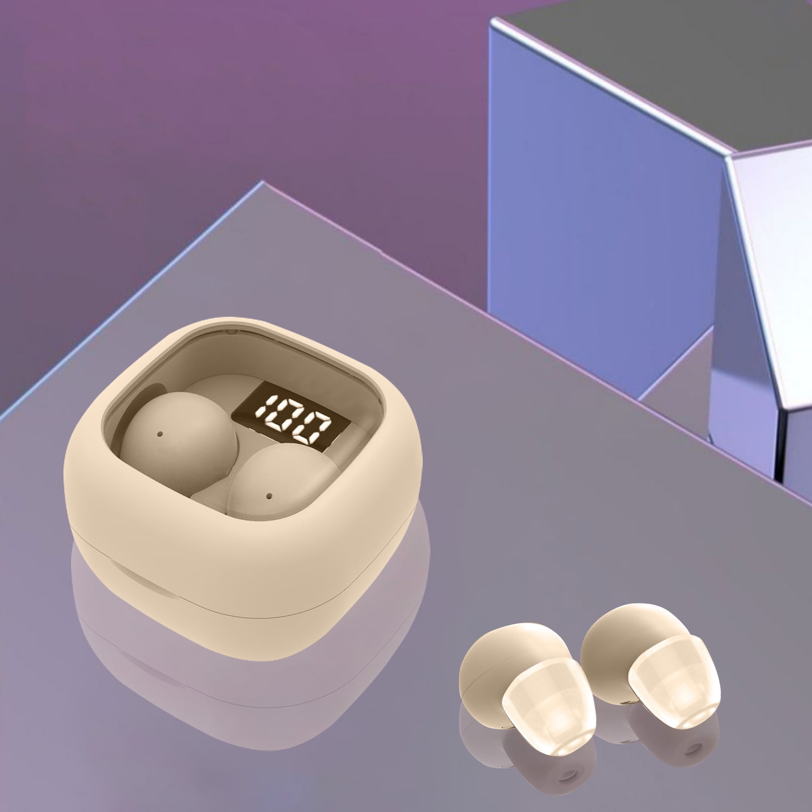 Yyeselk Sleep Wireless Earphone, Mini Hidden Earbud in-Ear Headphones ...