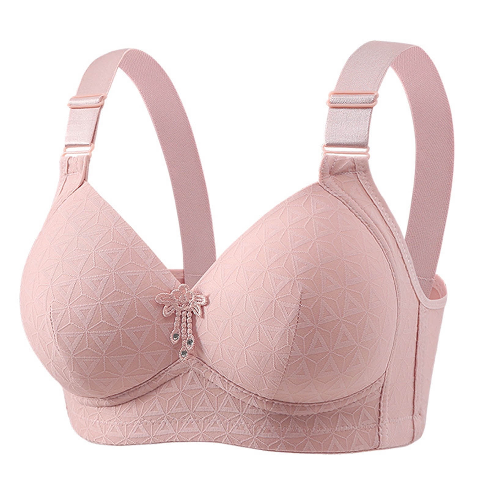Yyeselk Women’s No Underwire Bra Anti-Sagging Lift Bra Wirefree ...
