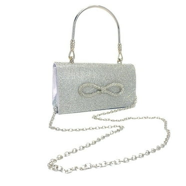 Dasein Women's Evening Bag Party Clutches Wedding Purses Cocktail Prom Handbags with Frosted ...