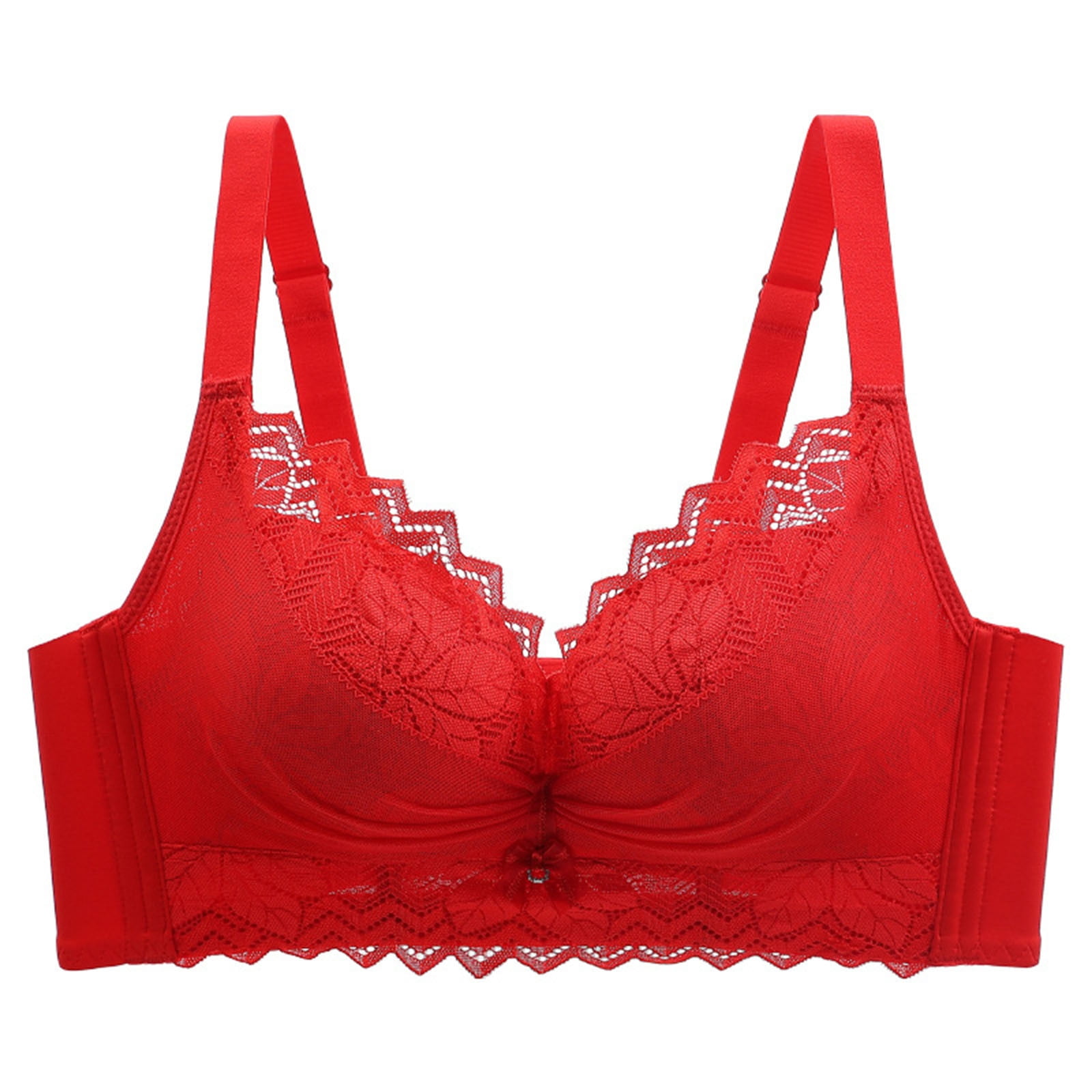 Yyeselk Womens Push Up Bra Lace No Underwire Soft Padding Lift Up Bra ...