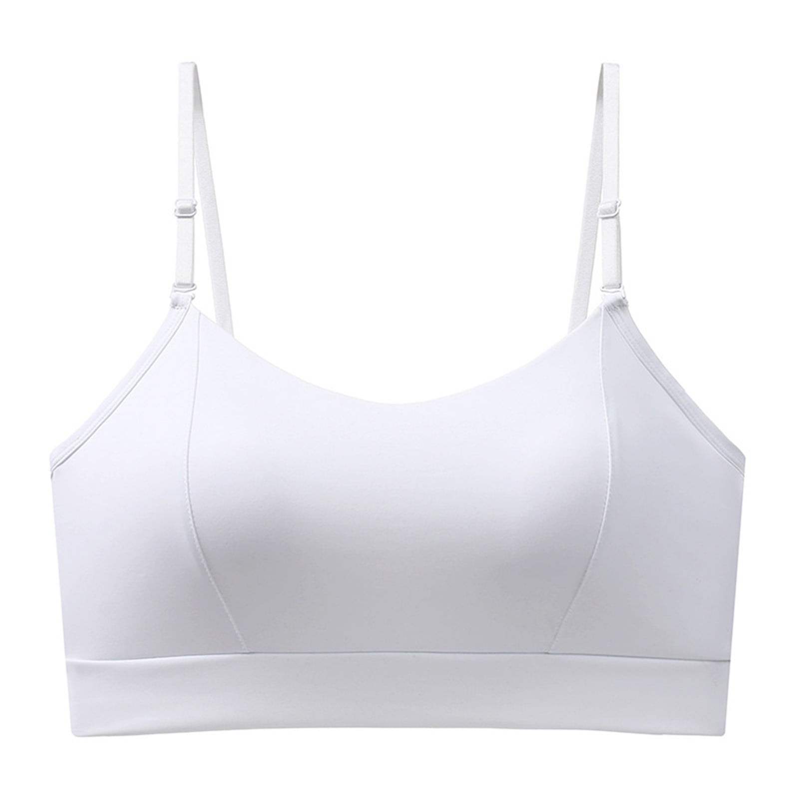 Yyeselk Womens Seamless Bras Wireless Spaghetti Strap Bra Soft Support ...