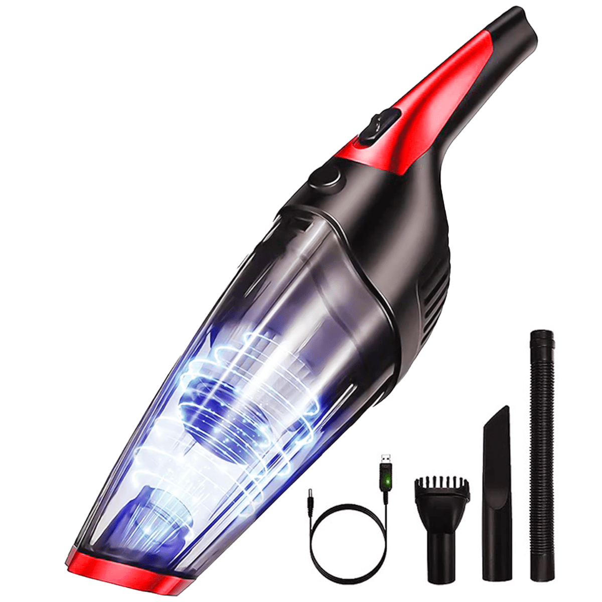 Yyton Cordless Handheld Hand Vacuum with 8000PA Hyper Velocity Suction ...