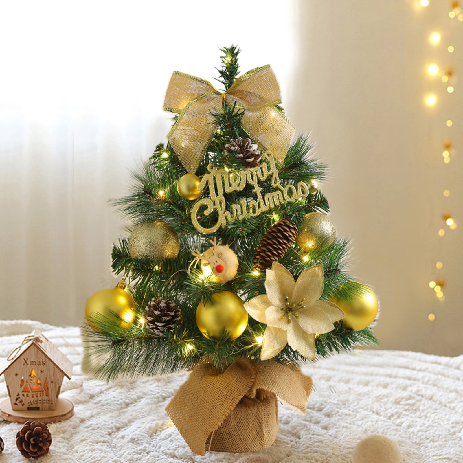 Up to 65 off!Yyuenw 18 inch Tabletop Mini Small Christmas Tree with ...