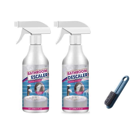 Yyuenw 2Pcs Bathroom Cleaner, 60ml Glass and Tile Descaler for Faucet ...