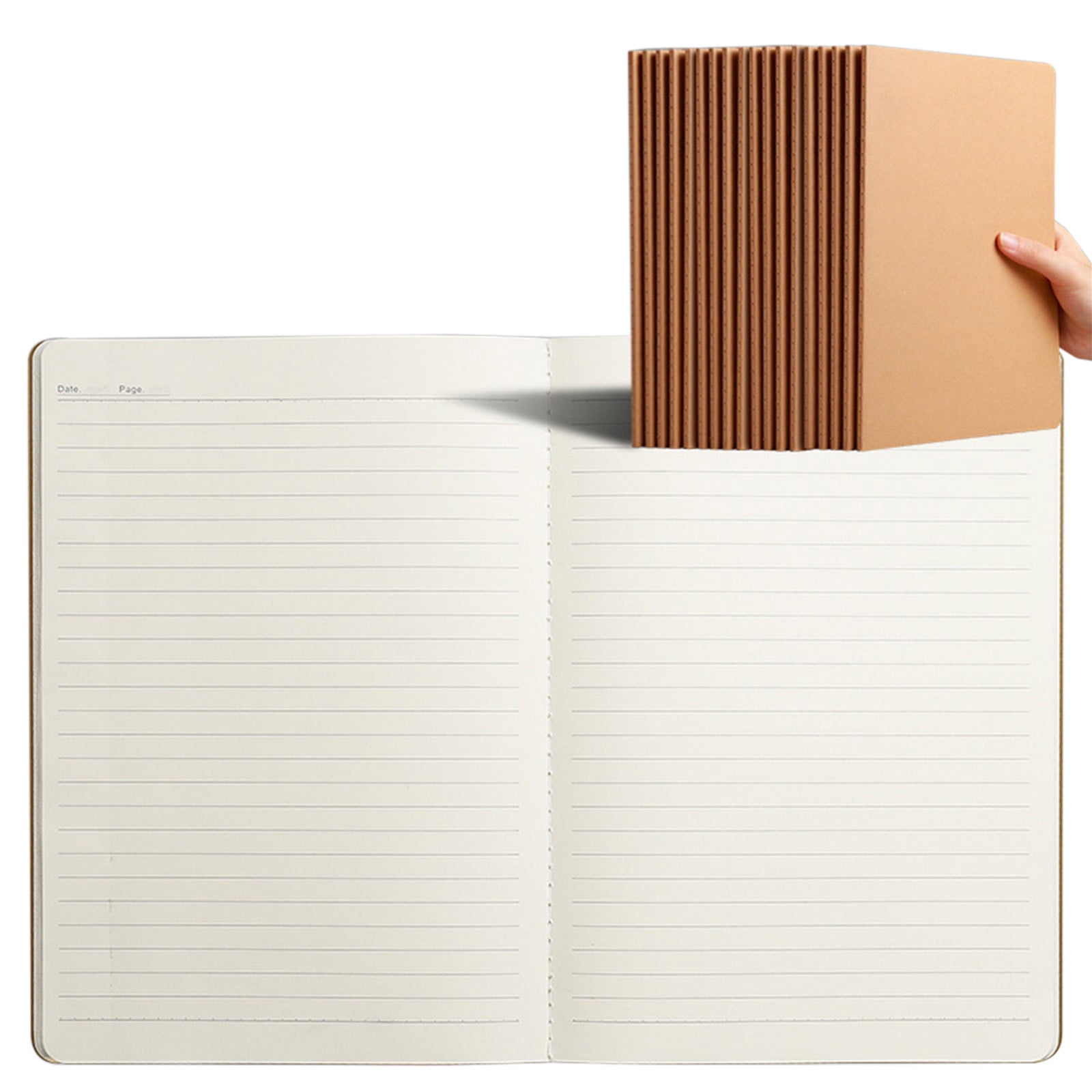 Yyuenw A5 Kraft Notebook Journals for Writing Student Ordinary Exercise ...