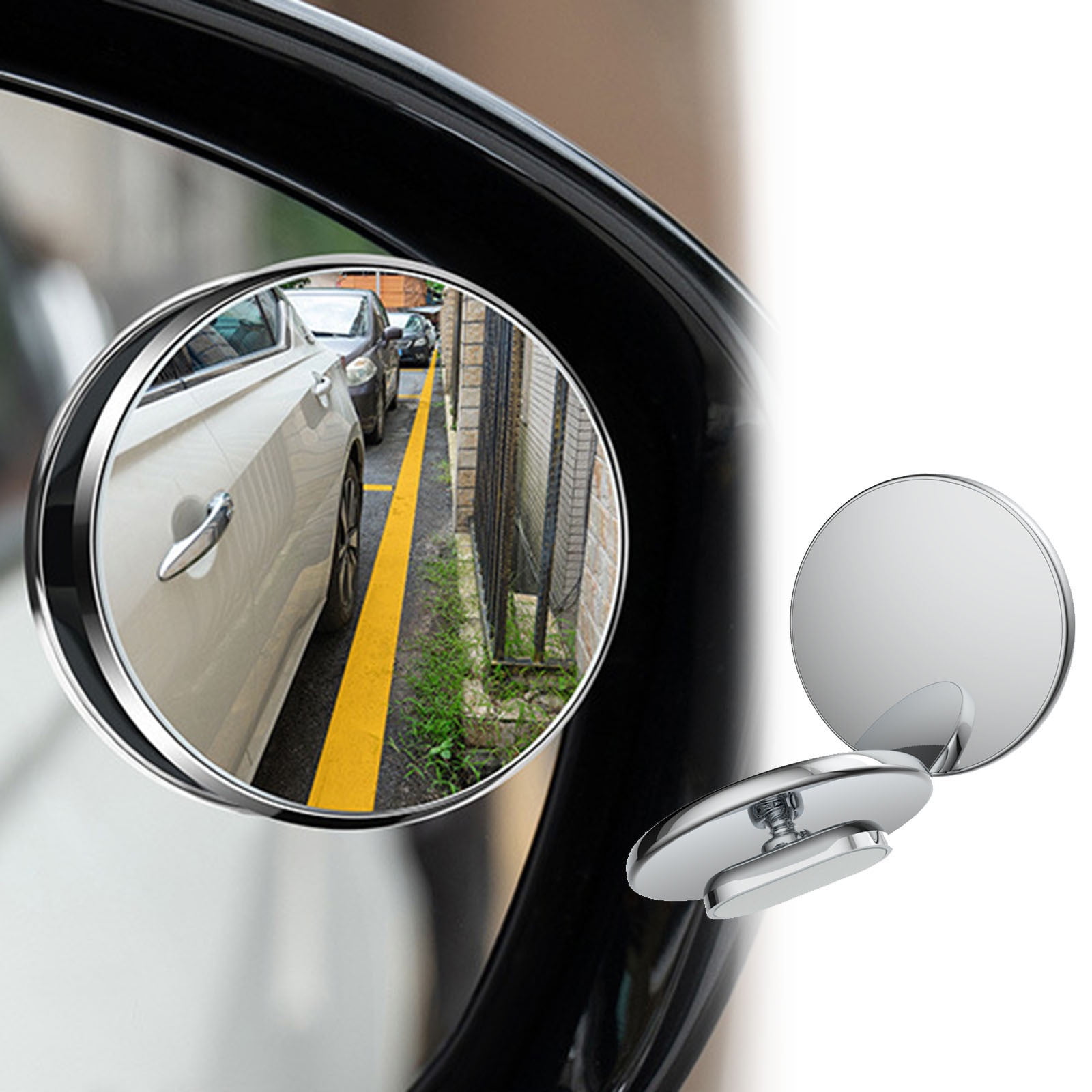 Clearance Under $5!Yyuenw Blind Spot Car Mirrors Suction Cup 360 Degree ...