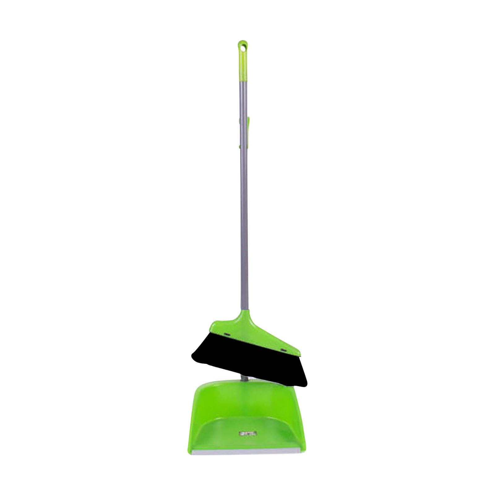 Yyuenw Broom With Dustpan Combo Set Brooms For Sweeping Indoor Kitchen ...