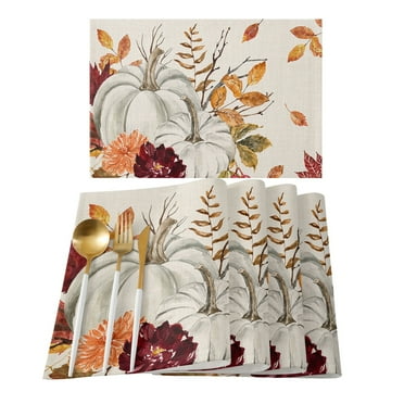 Thanksgiving Placemats - Thankful Pumpkin Placemats - Fall Placemats ...