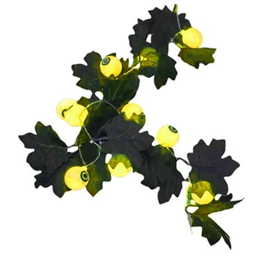 HAOSHICS Maple Leaf String Lights Thanksgiving Decorations, Fall ...