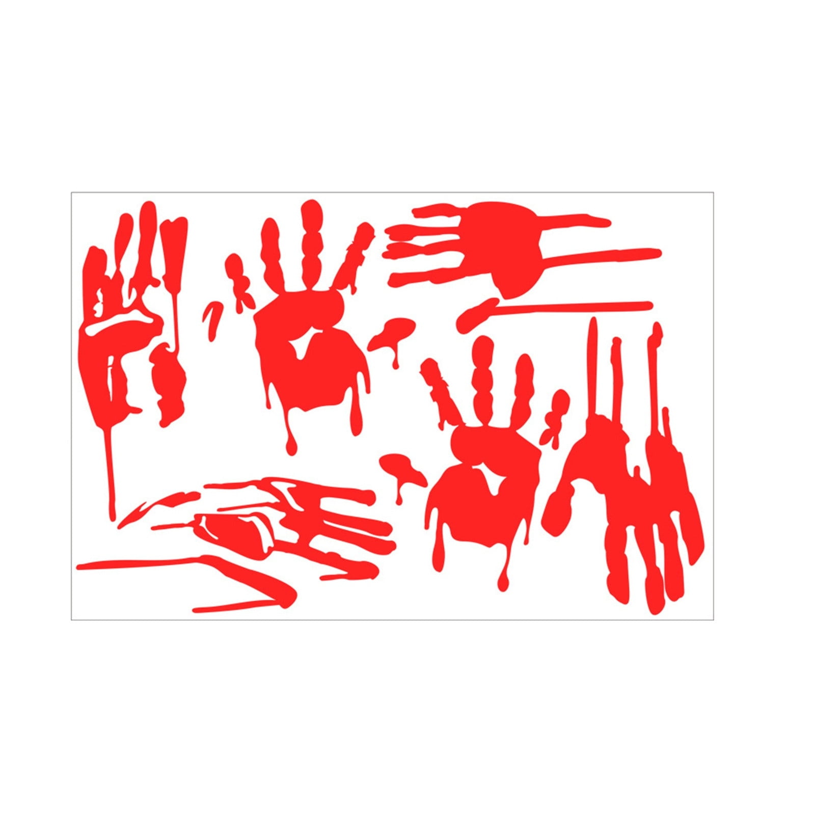 Yyuenw Halloween Decorations Luminous Sticker,Halloween Bloody ...