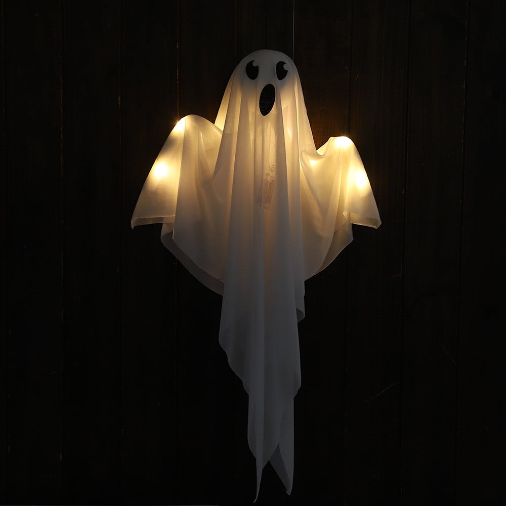 Yyuenw Halloween Ghost Decorations Outdoor With LED Light White Ghost ...