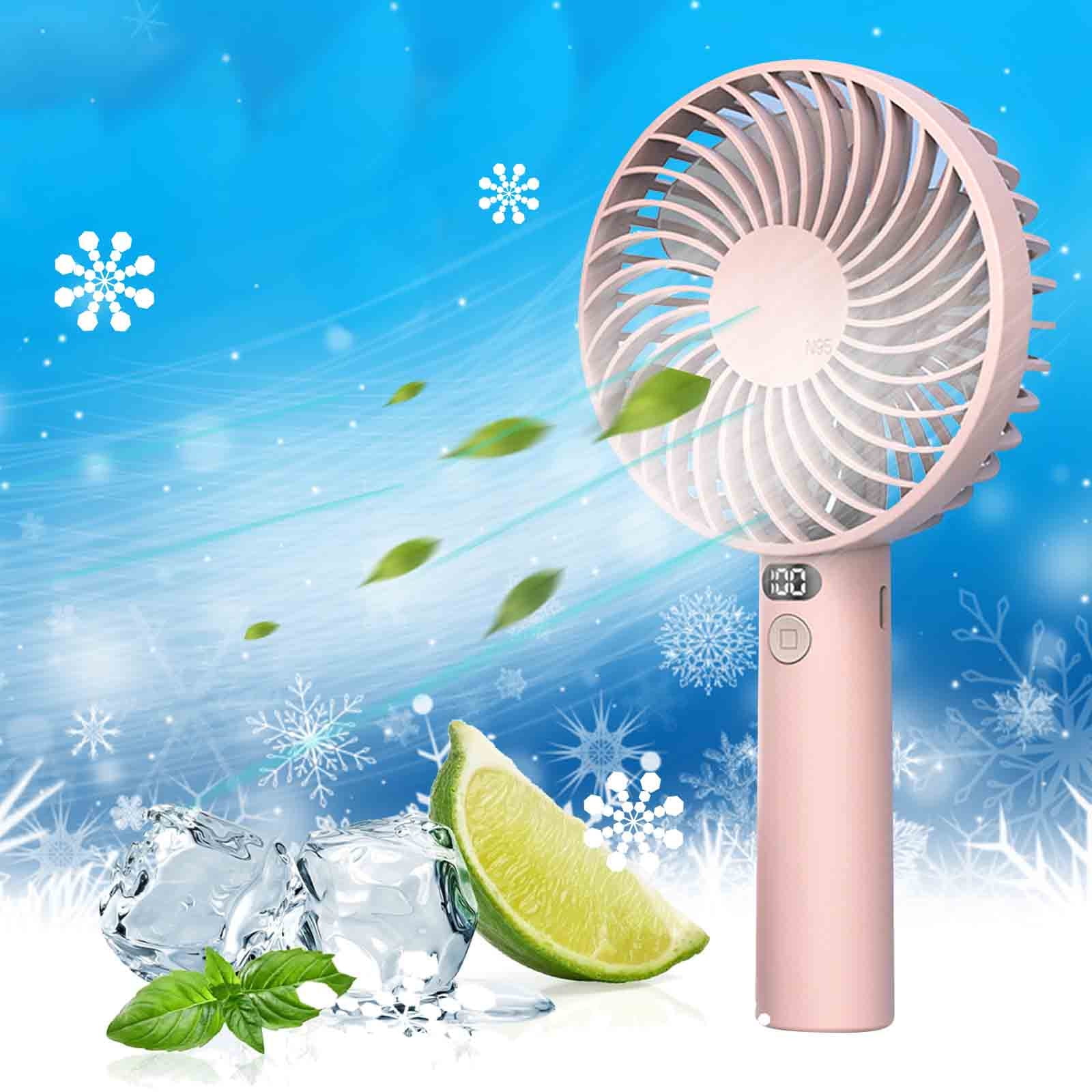 Yyuenw Mini Portable Fan, Cute Design 3 Speed Personal Handheld and ...