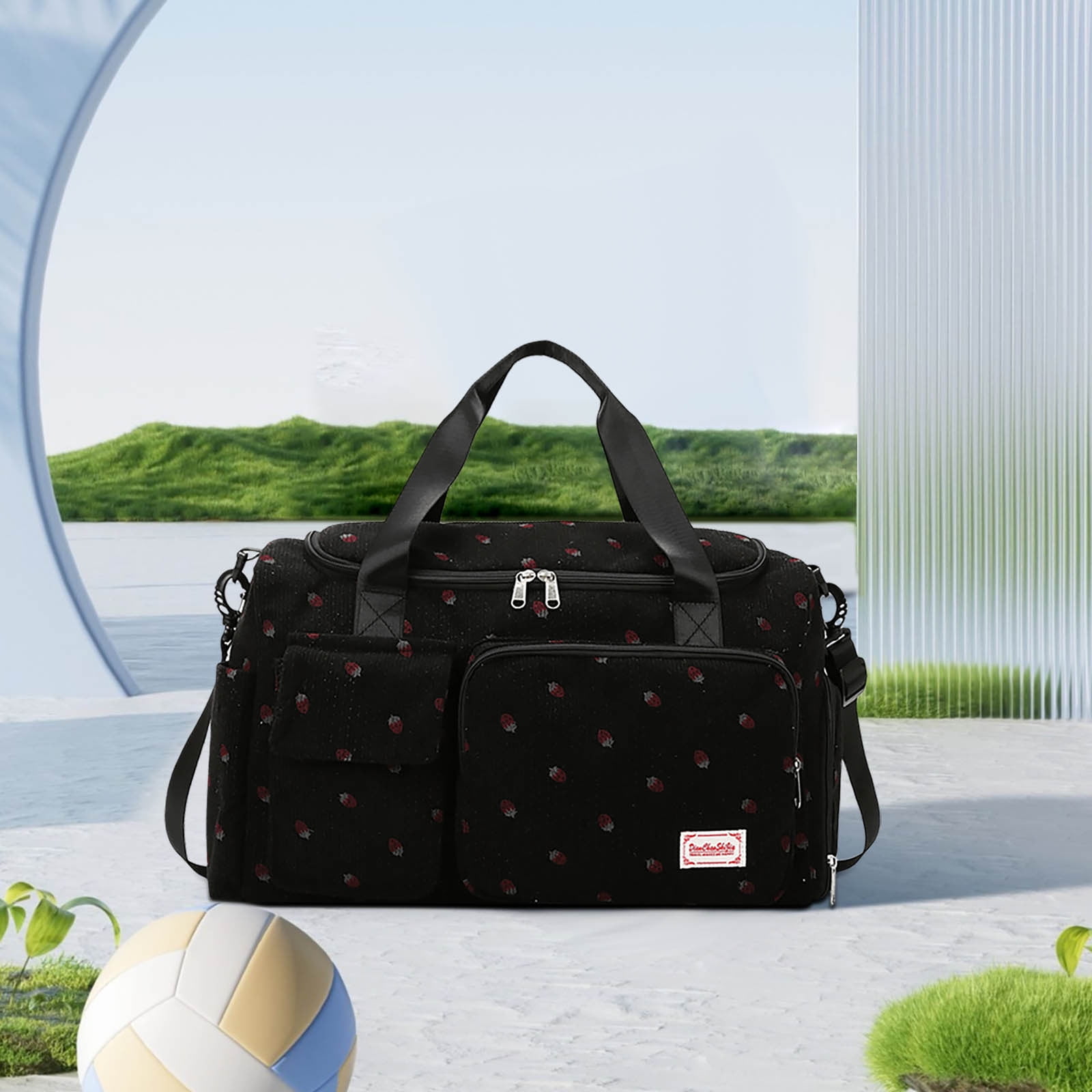 Yyuenw Small Gym Bag for Women, Cute Duffle Bag, Gym Sports Travel Bag ...