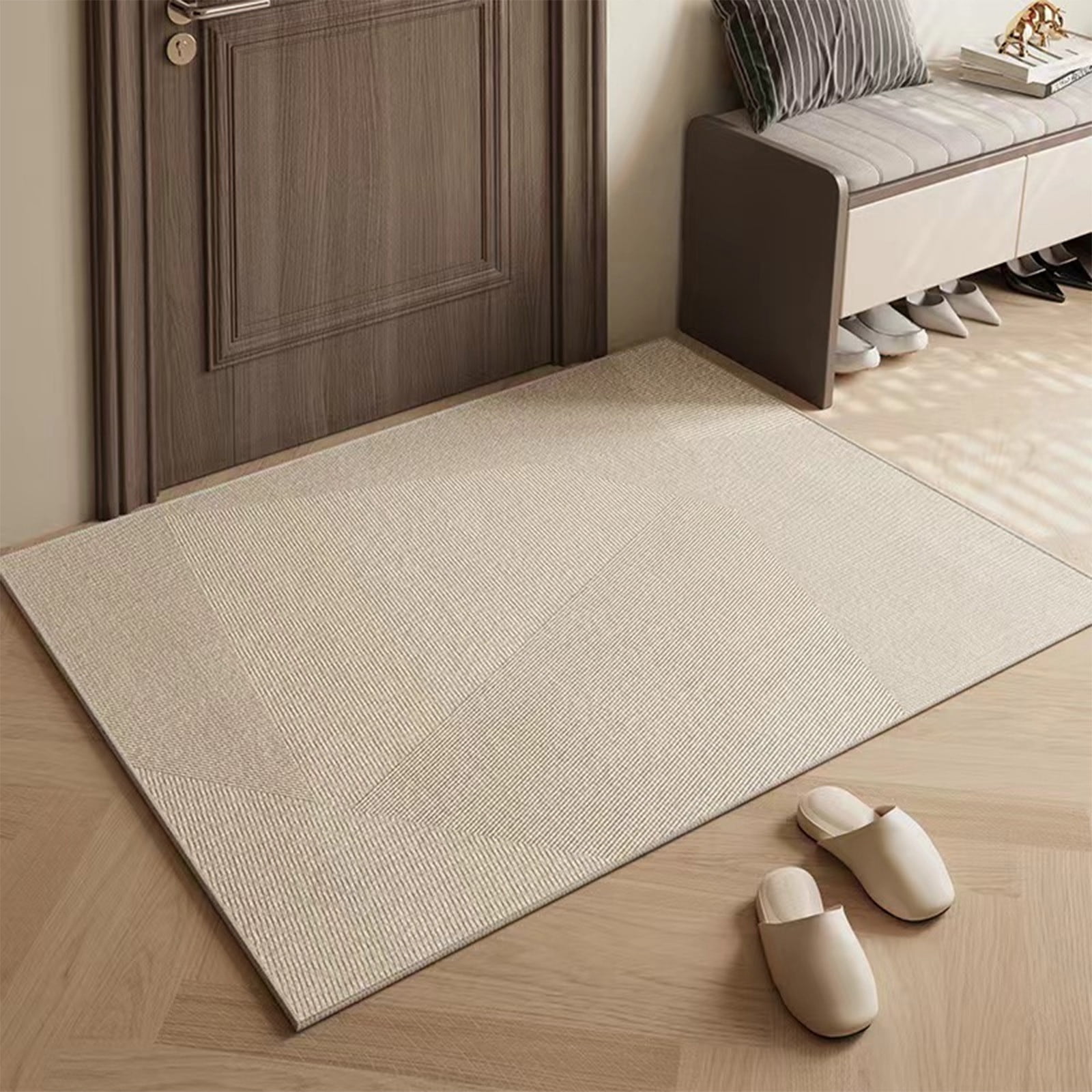 Yyuenw Ultra Thin Door Mat Indoor Entrance, 24"x 16" Super Absorbent ...