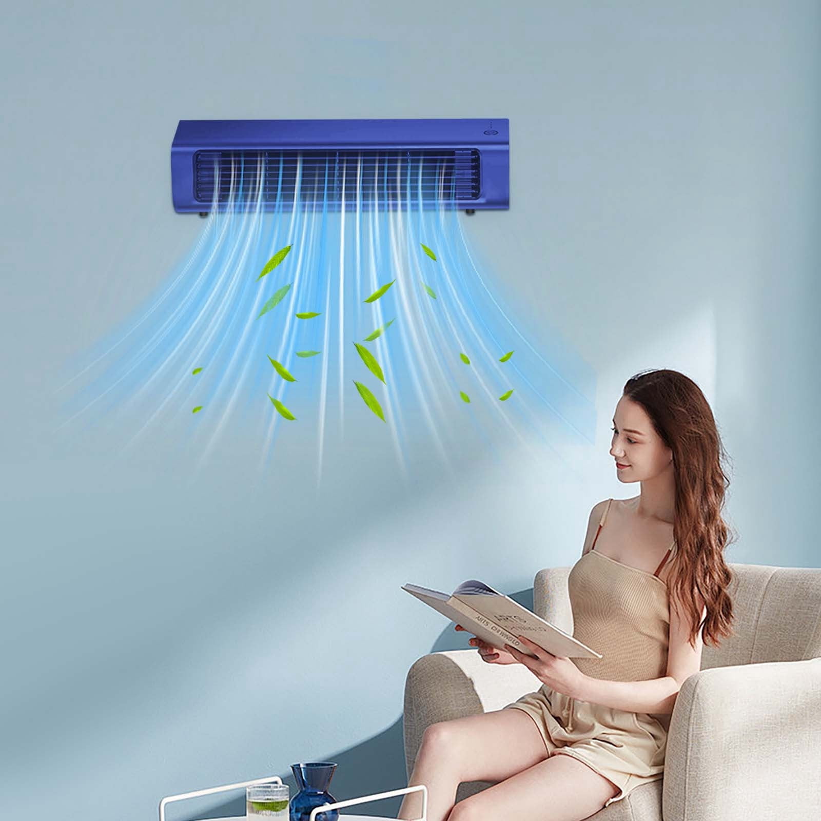Yyuenw Wall-mounted Air Cooler Rechargeable Model,Household High Wind ...