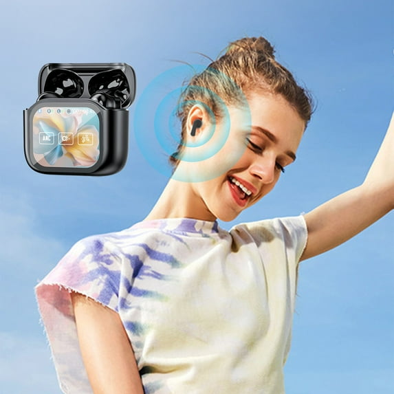 Yyuenw Wireless Earbuds 60-Hour Ultra-Long Battery Life Bluetooth ...