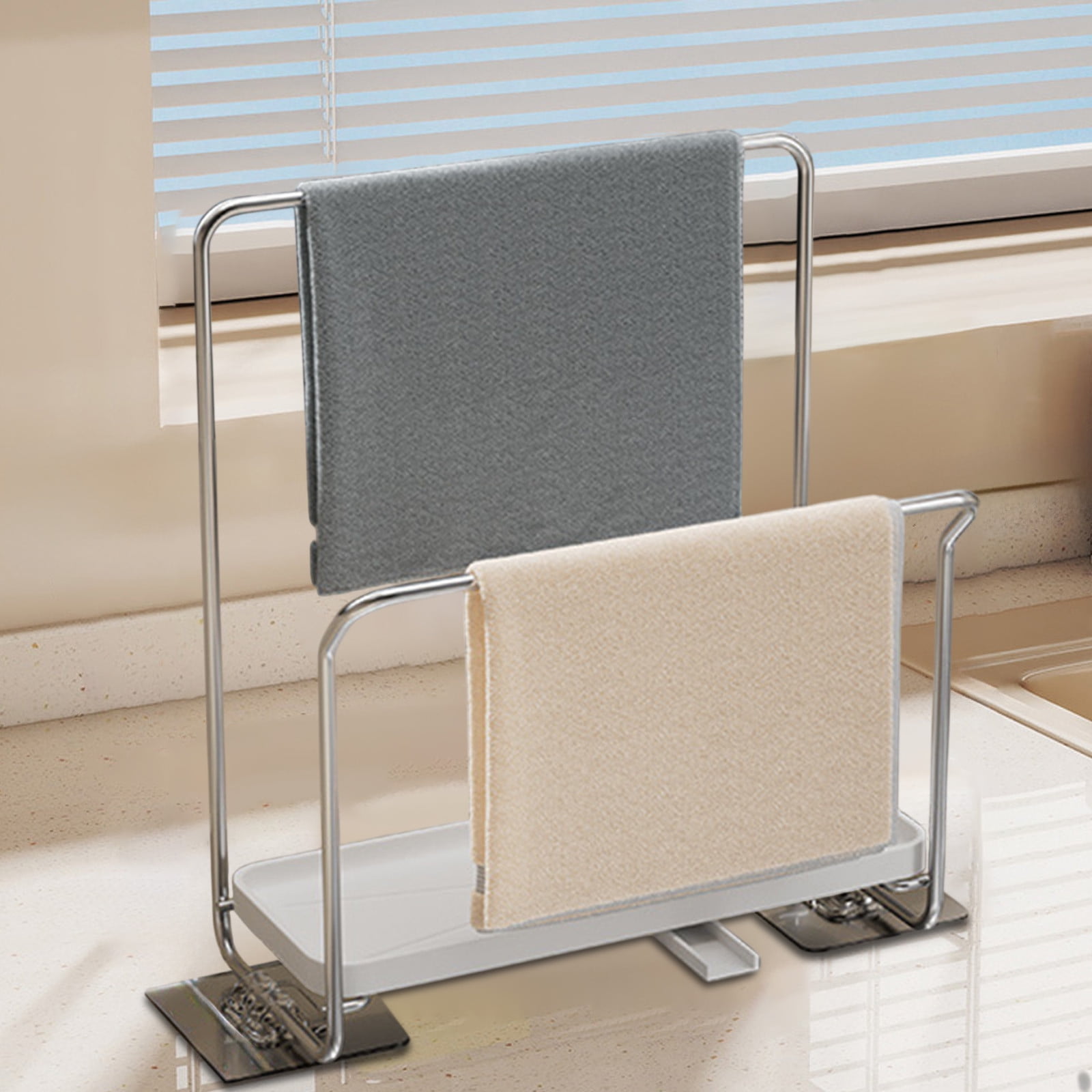 Yzans Over Sink Organizer 10.63x9.45x3.54in,Stainless Steel Rustproof ...