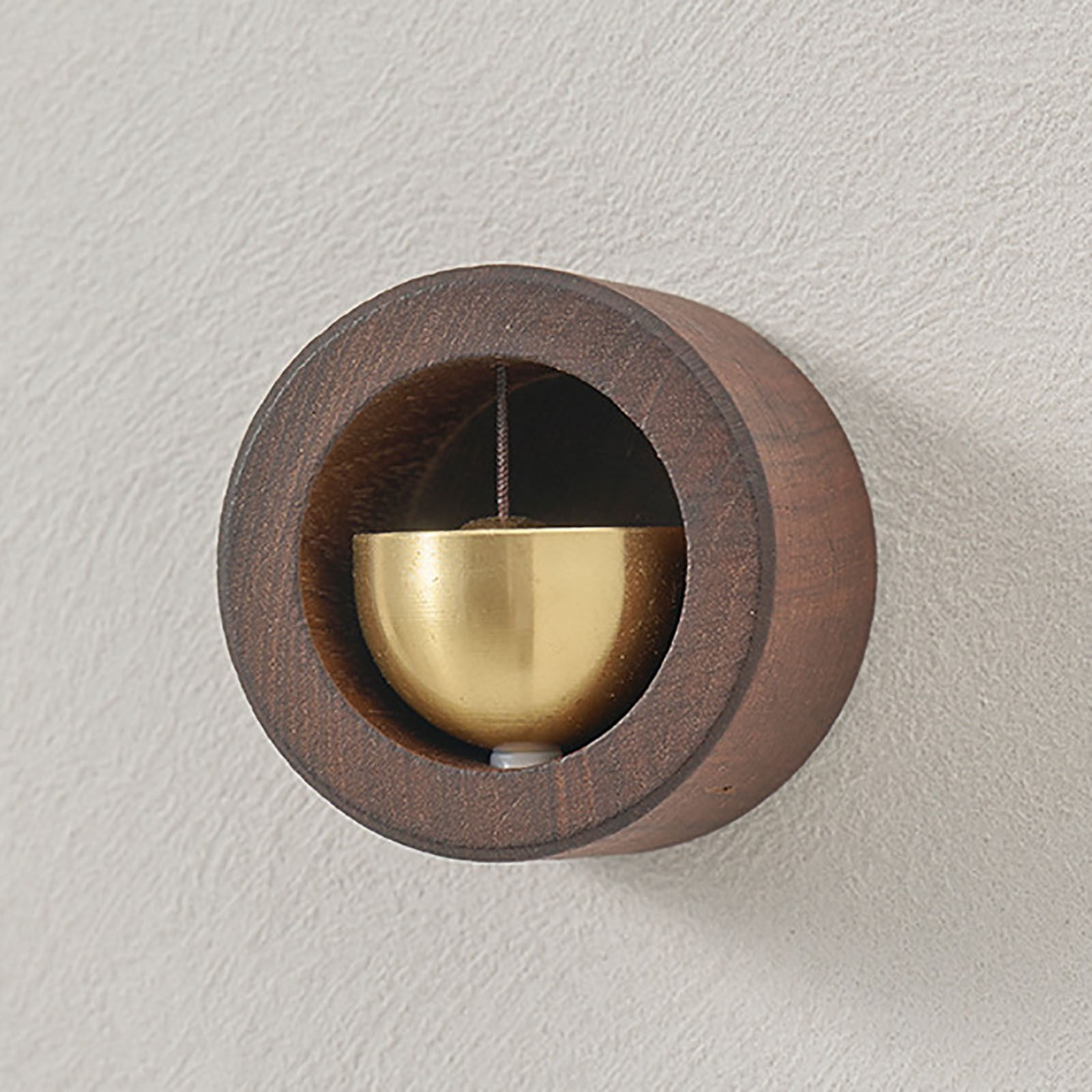 Yzans Wooden Magnetic Doorbell,Dopamine Wind Chime Entry Reminder ...