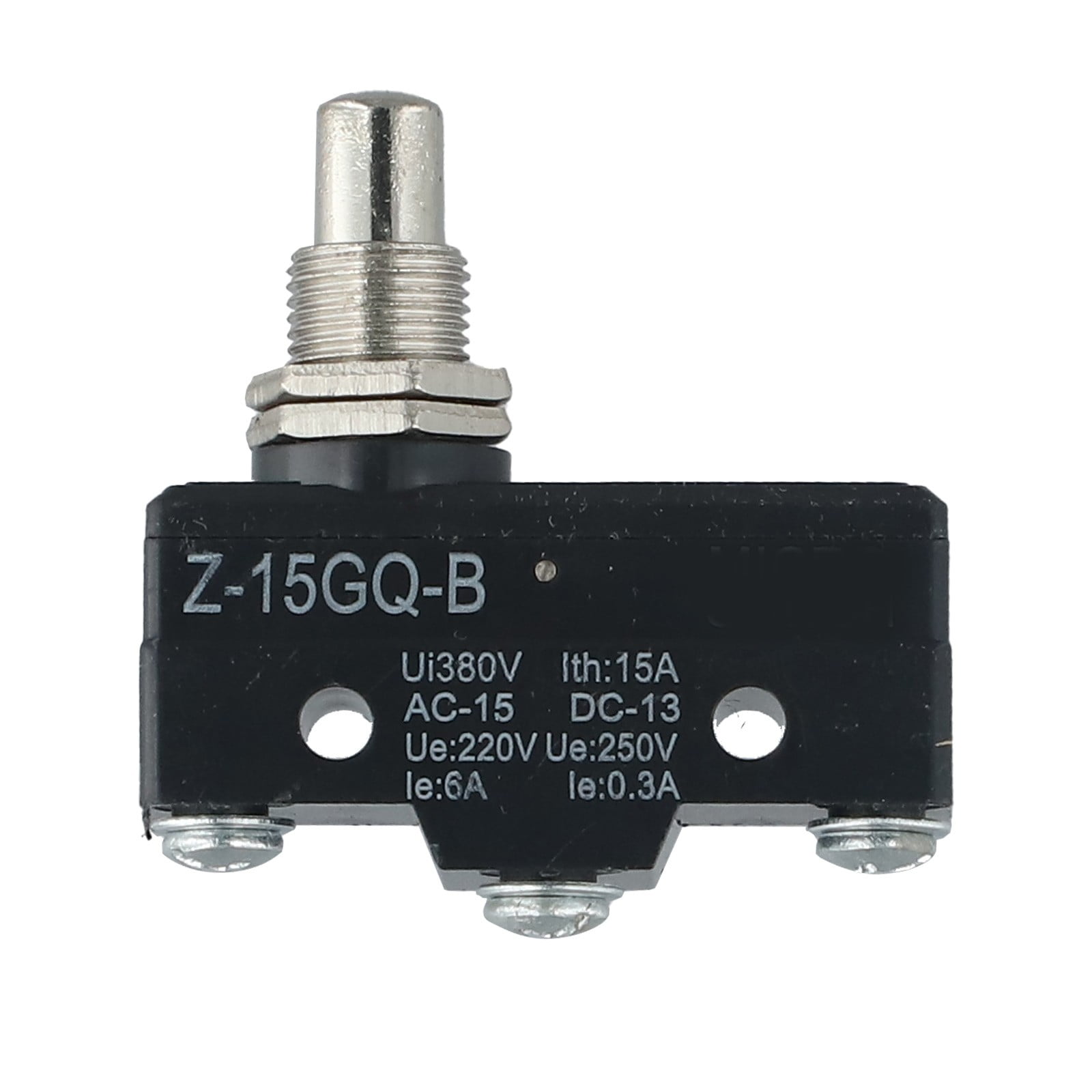 Z-15GQ-B Push Button Plunger Momentary Micro Limit Switch SPDT 15A ...