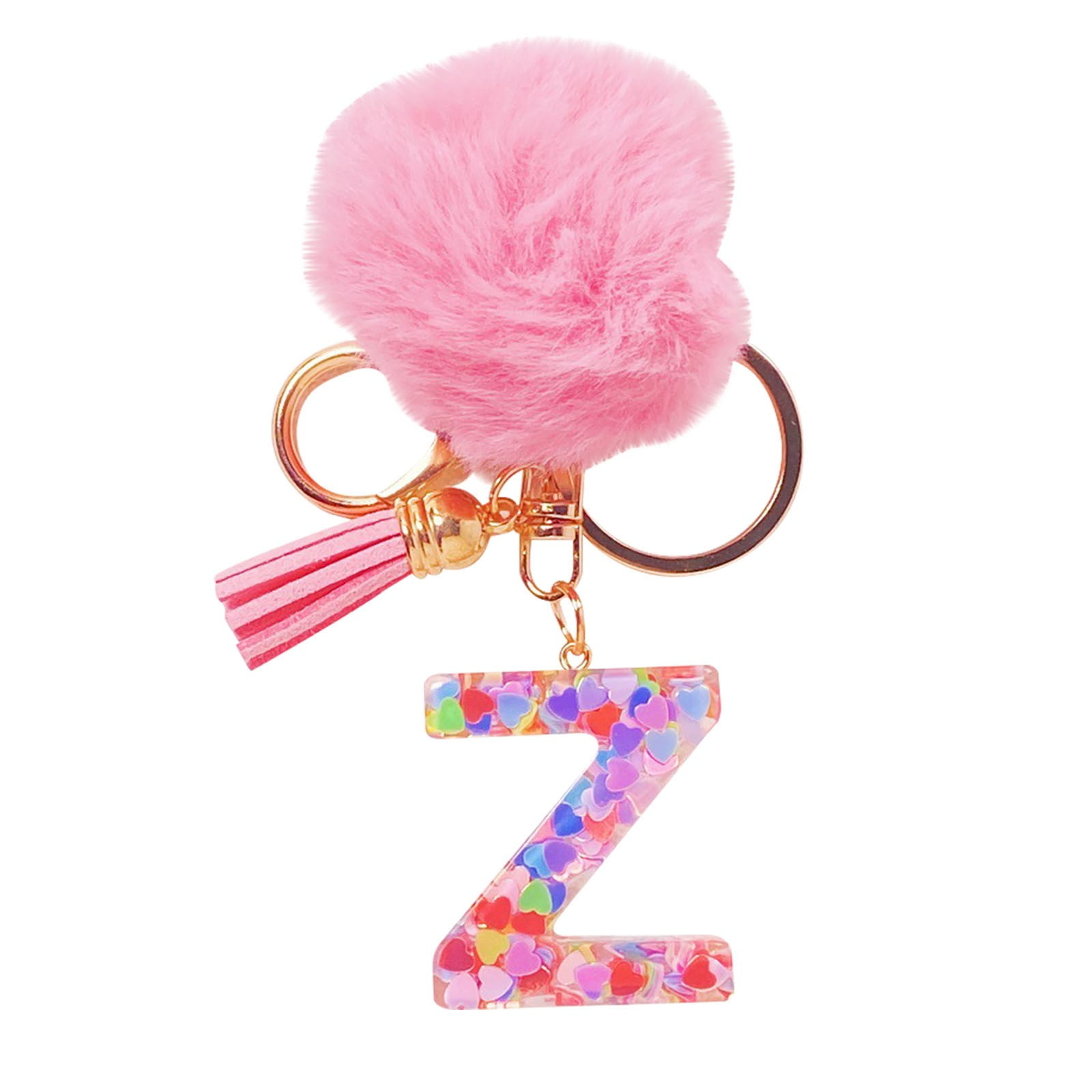 Z Alphabet Keychain, Personalized Initial Key Ring, For Couples Kids ...