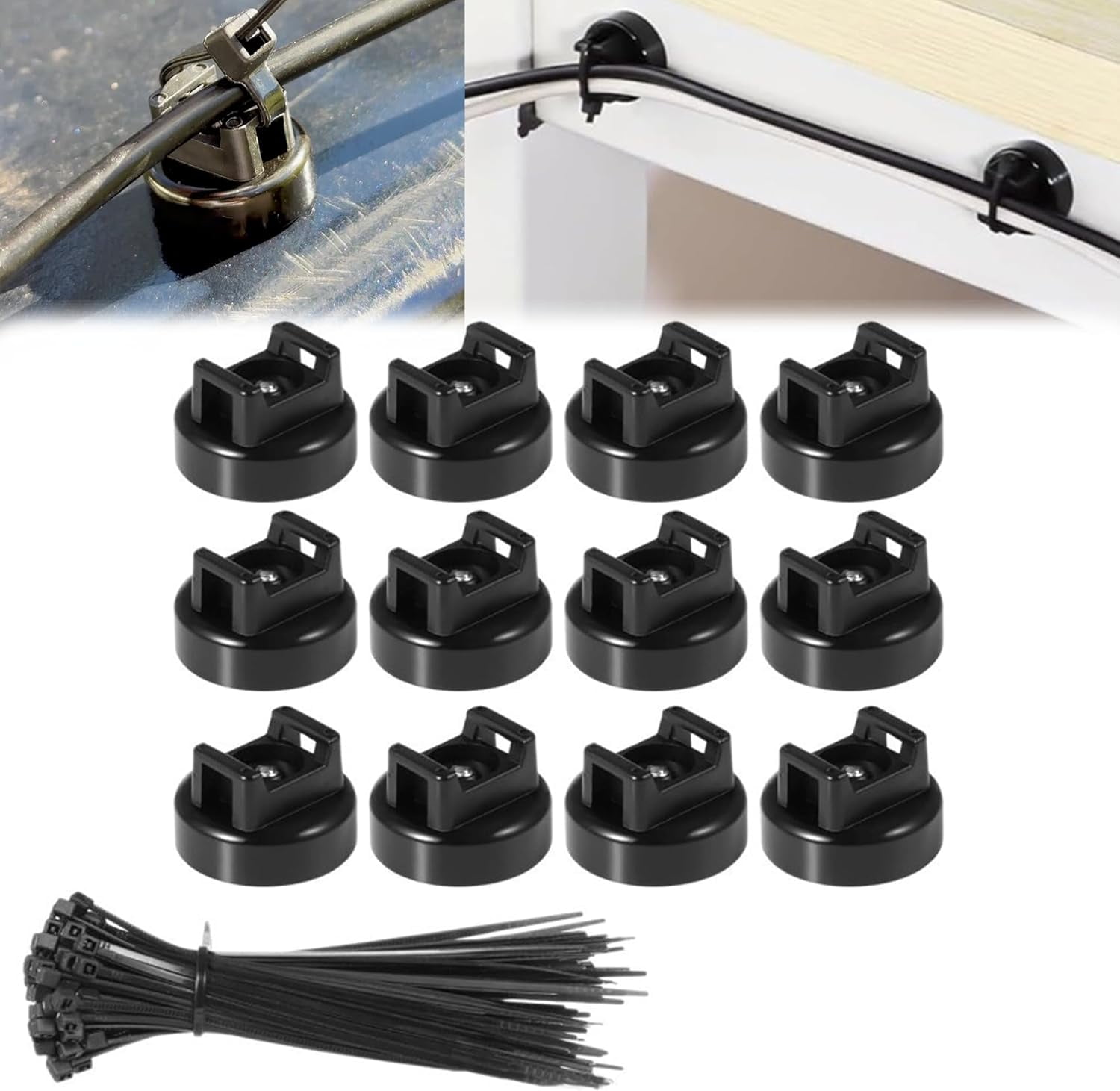 Z Bad 1 Magnet Cable Tie Holders, Zbad1 Magnetic Cable Ties Holders ...