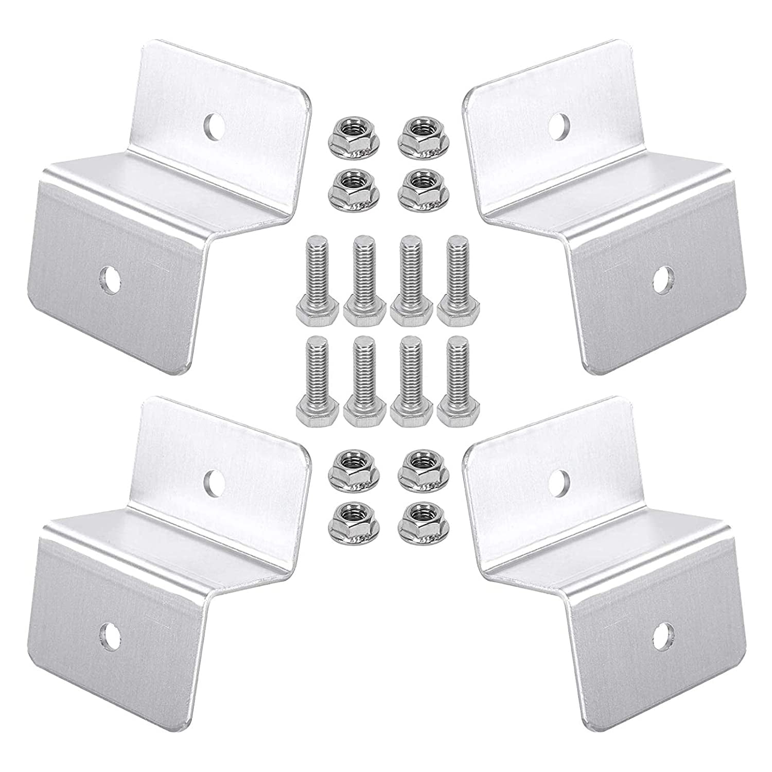 Z-Brackets - Solar Panel Mounting Kits - for Caravan, Boat, Car, Truck ...