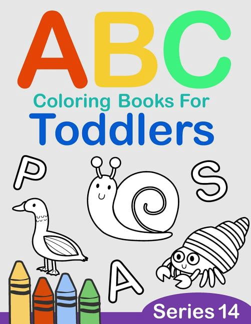 ABC Coloring Books for Toddlers Series 14: A to Z coloring sheets ...