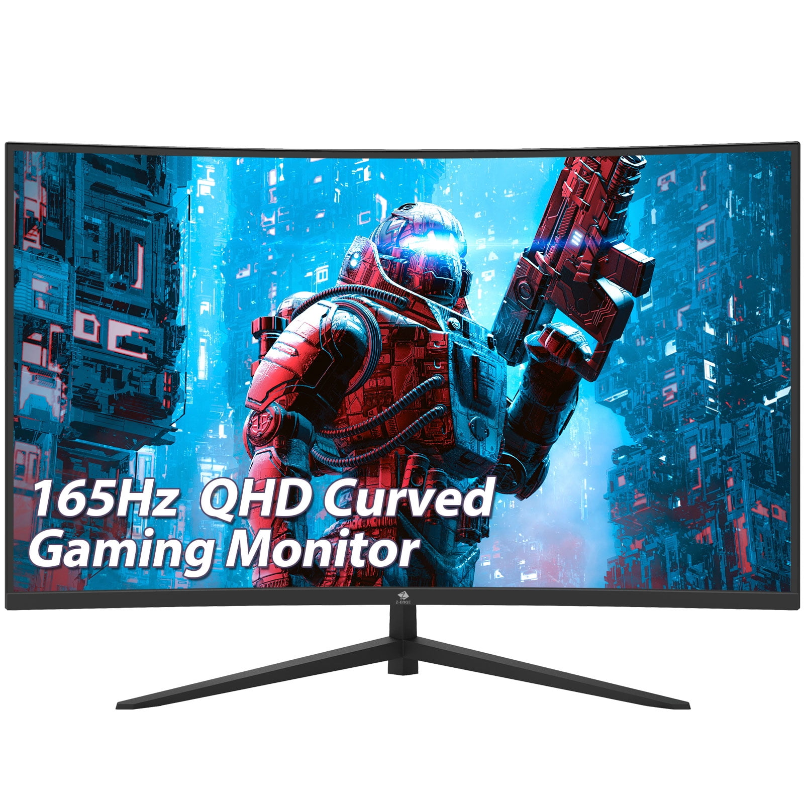 Z-EDGE 32-Inch Curved Gaming Monitor 2K QHD 165Hz 1ms 2560x1440, 16:9 ...
