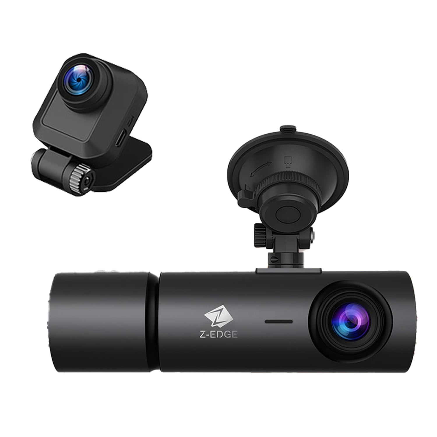 Z-EDGE T3P Triple Car Cameras for 4K Front, and 1080p Inside and Rear ...