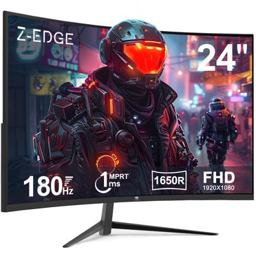 onn. 27" Curved FHD (1920 x 1080p) 165hz 1ms Adaptive Sync Gaming ...