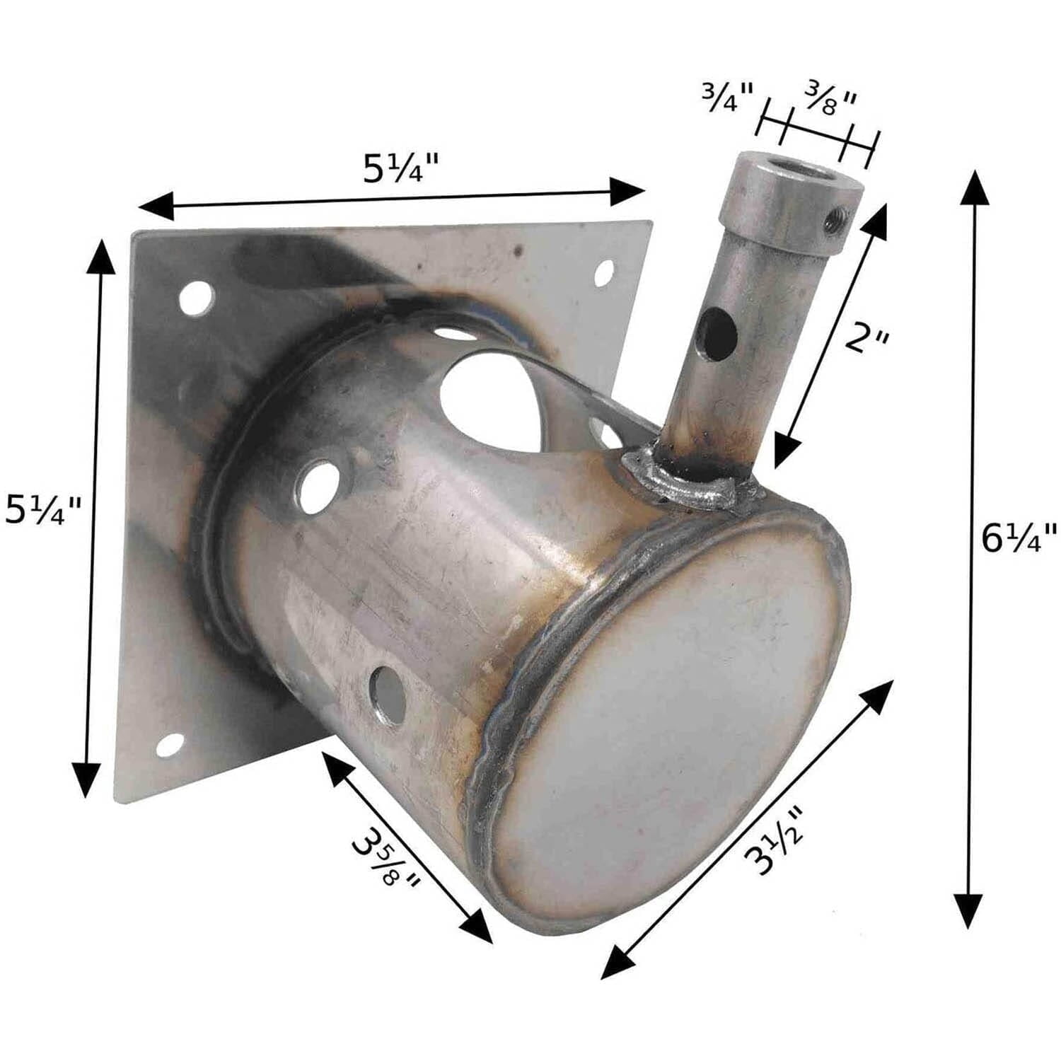 Stainless Steel Pellet Grill Burn Pot Upgrade Compatible With Z-Grills ...