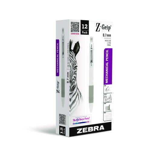 Z-Grip Plus Mechanical Pencil, 0.7, (#2), Black Lead, White Barrel ...