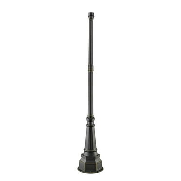 Z-Lite Wakefield Outdoor 1-Light Post Mounted Fixture, Black - Walmart.com