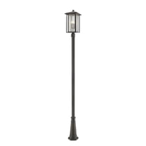 Seoul 3 Light Outdoor Post Mount Fixture Clear - Walmart.com