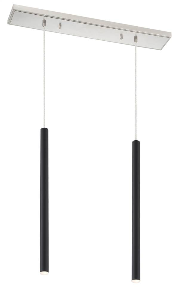 Z-Lite 917Mp24-Led-2L Forest 2 Light 30" Wide Led Linear Pendant ...