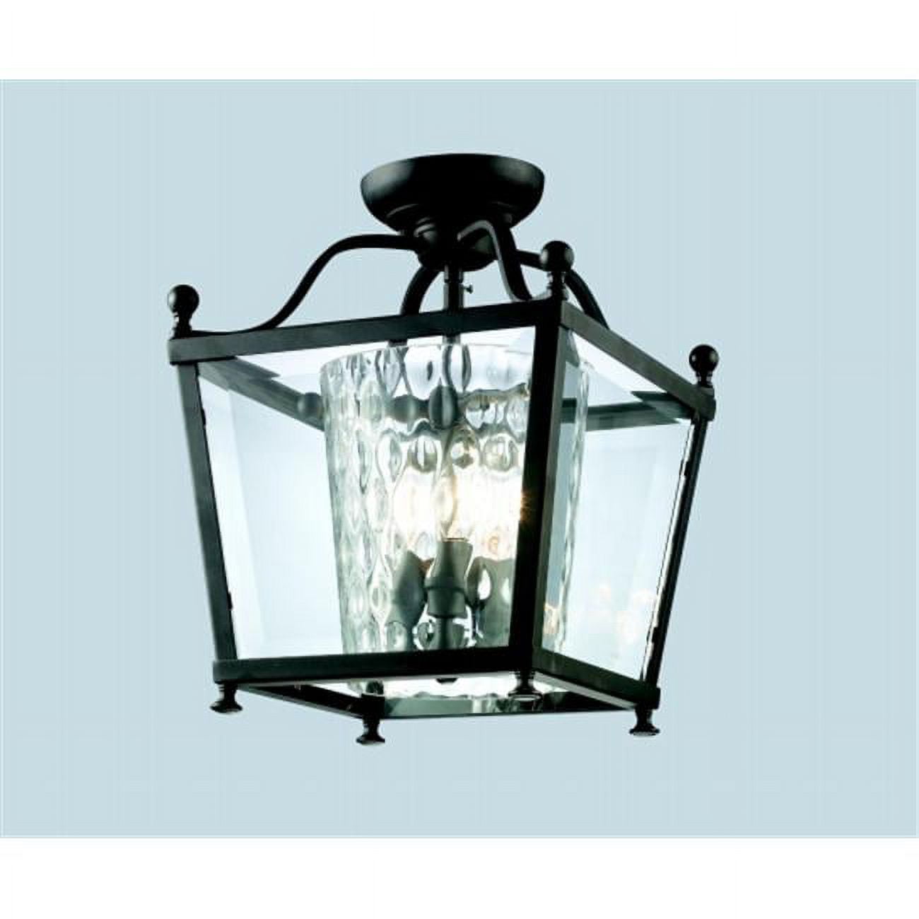 Z-Lite Ashbury 3-Light Semi Flush Mount, Bronze - Walmart.com