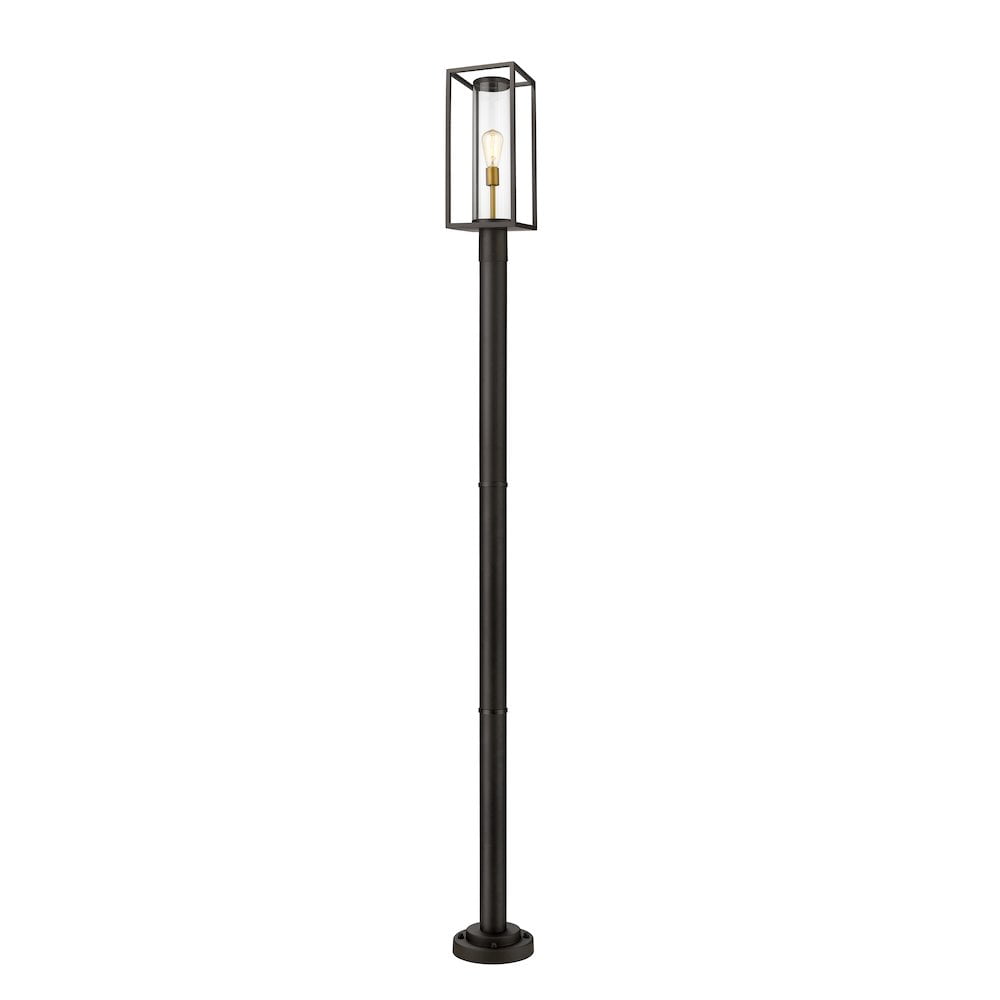 584PHMR-567P-DBZ-Z-Lite-Dunbroch - 1 Light Outdoor Post Mount Lantern ...