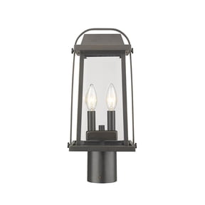 75 watt Mogul Base 120-277 V Clear Acorn Post Top Fixture with ...