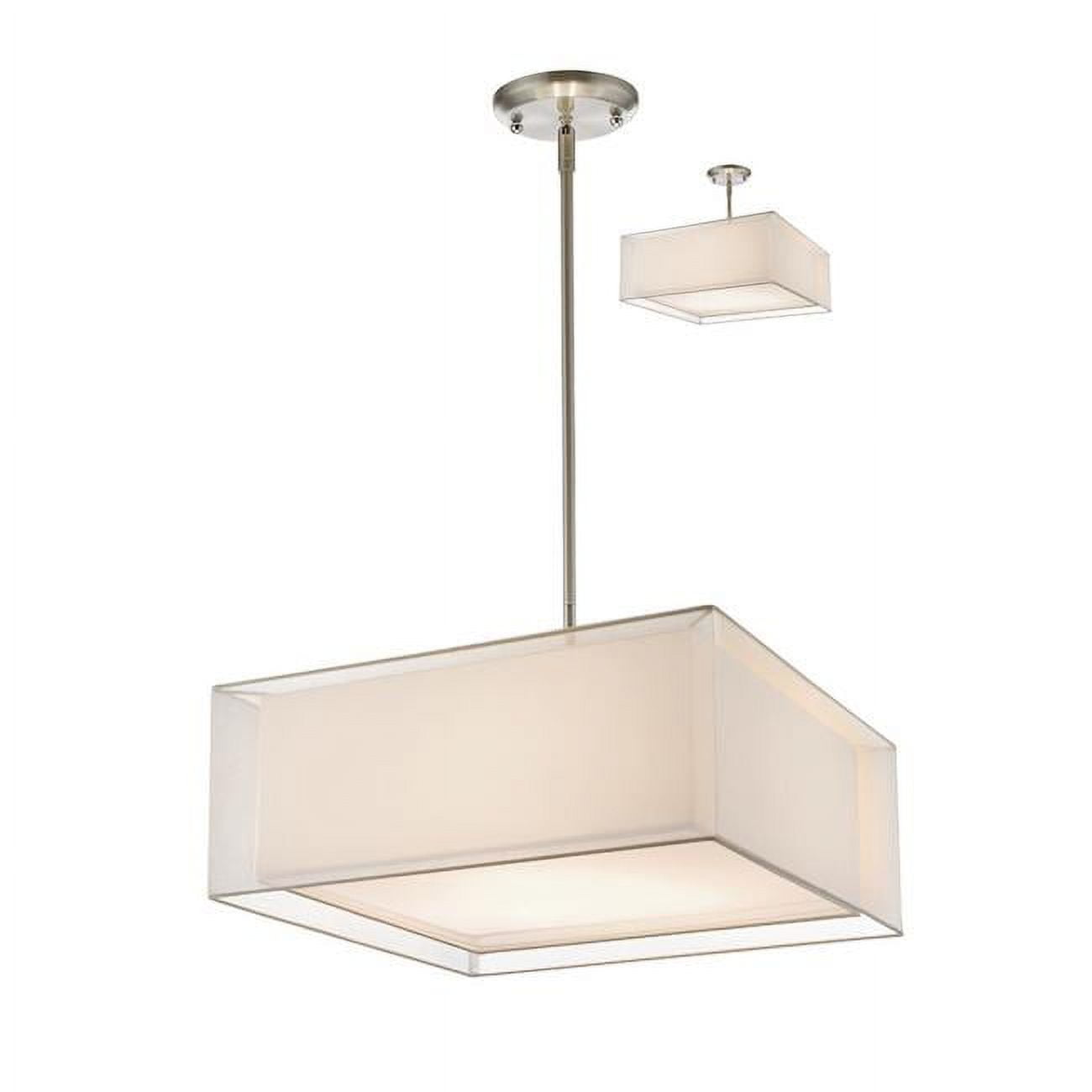 Z-Lite - Sedona - 58.4 Square Three Light Convertible Pendant White ...