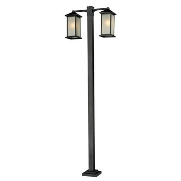 Z-Lite 571M Seoul 2 Light 15" Tall Outdoor Wall Sconce - Walmart.com